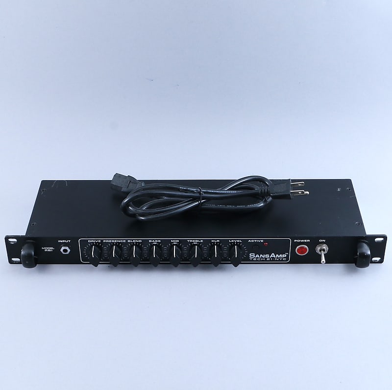 Tech 21 SansAmp RBI Rackmount Bass Preamp P-19463 | Reverb