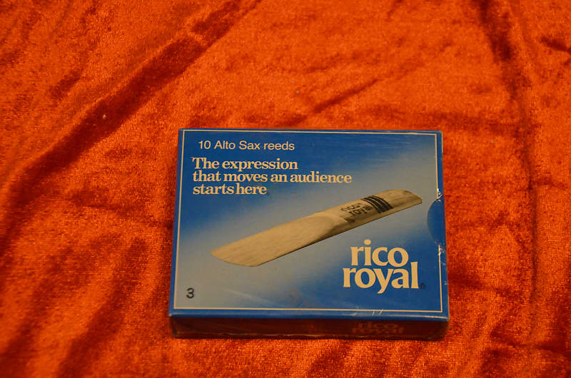 Rico Royal 10 Alto Sax Reeds 1978 *unopened* | Reverb