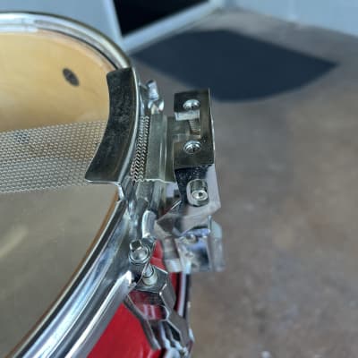 Vintage 60's/70's Pearl 6.5x14" MLX Snare Drum in Sequoia Red | Reverb
