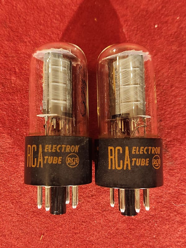RCA 1960s 6V6 Power Tube Pair | Reverb