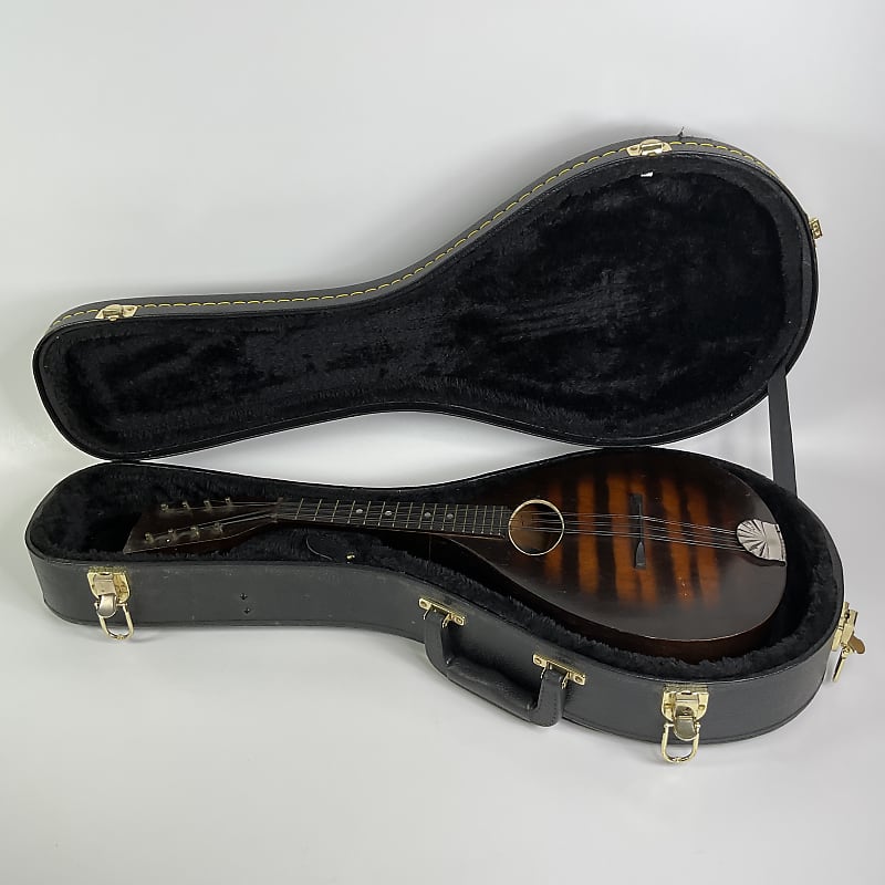Vintage Supertone Mandolin A Style with Locking Case | Reverb