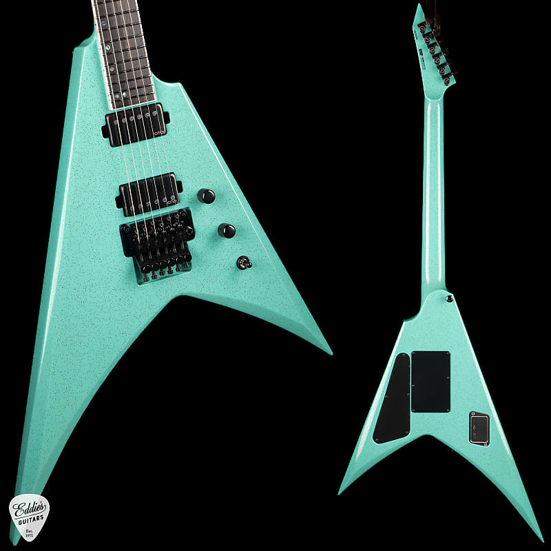 ESP USA V-II FR BH - Midori Gold Sparkle | Reverb