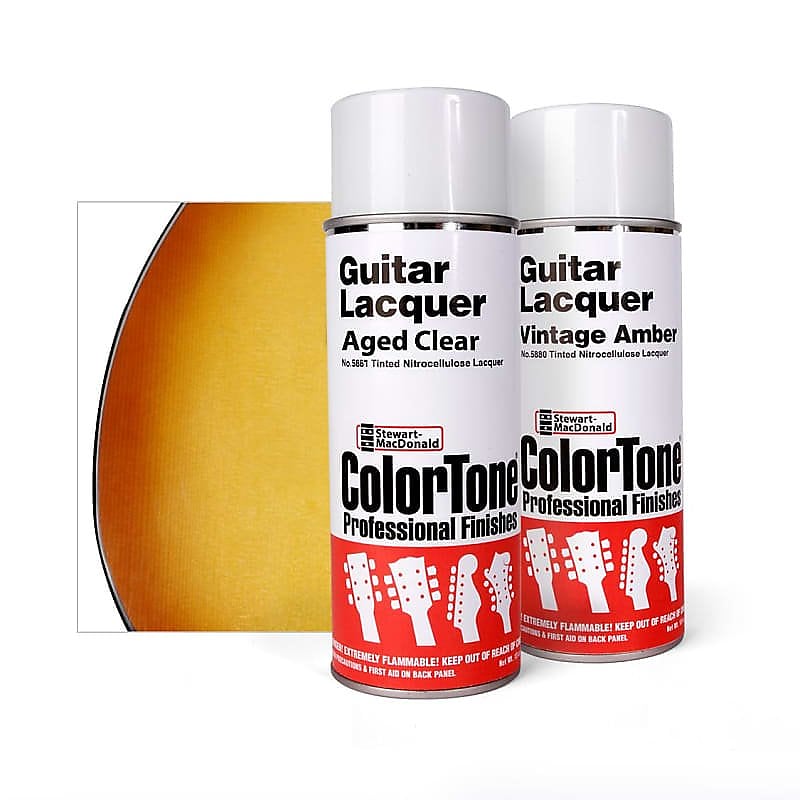 ColorTone Tinted Aerosol Guitar Lacquer Antique Sunburst | Reverb