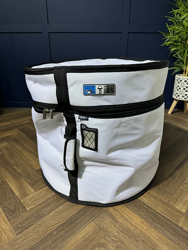 Protection Racket 22"x20" Bass Drum Soft Lined Case / White | Reverb