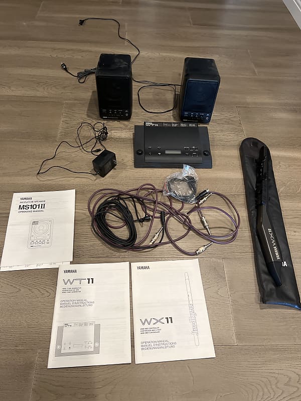 Yamaha Wx11 controller, wt11 tone generator, and 2 MS101 | Reverb