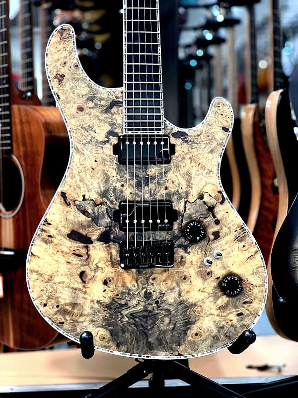 Mayones Regius 6 Buckeye Burl | Reverb