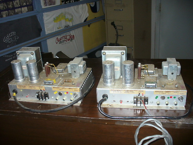 Allen Organ 100 watt solid state amps with 2 inputs and 2 | Reverb