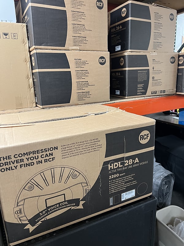 Rcf Hdl 28a Dual 8 Active Line Array Module 2022 Present Reverb