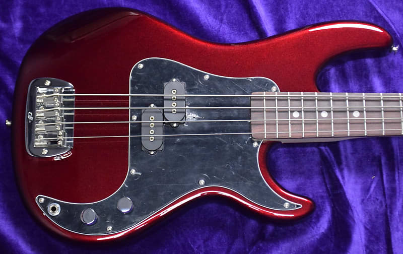 G&L SB-1, Ruby Red Metallic / Rosewood | Reverb