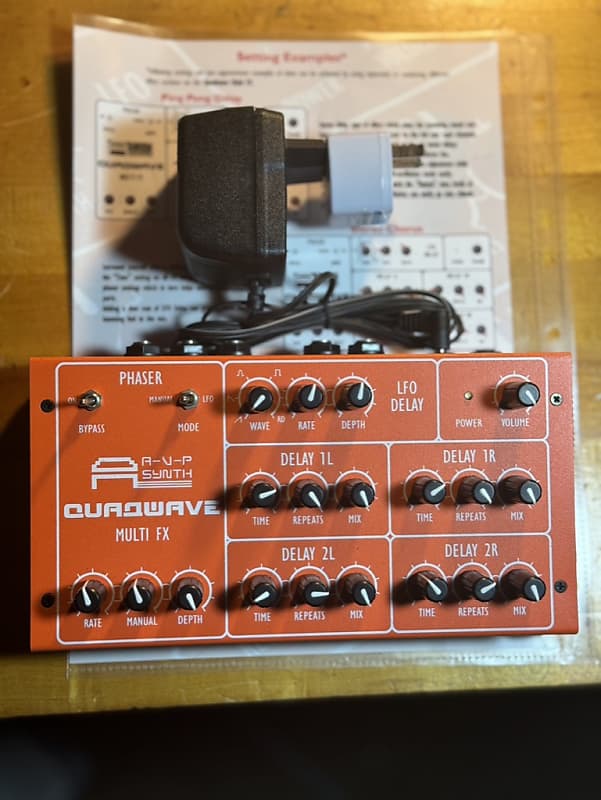 AVP Synth Quadwave Multi FX 2021 - Orange | Reverb