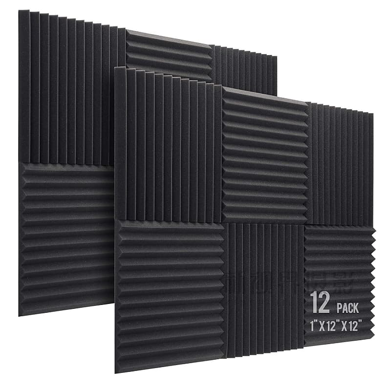 Acoustic Foam Panels, Wedge 1" X 12" X 12"?Acoustic Foam | Reverb