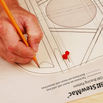 StewMac OM Acoustic Guitar Kit, Dovetail Neck, Sitka Top, | Reverb