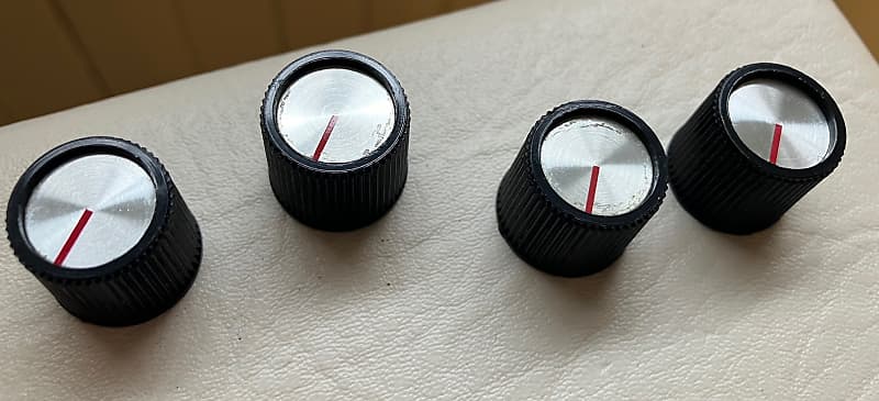 Danelectro Coral Silvertone 1960s Knobs Complete Set | Reverb