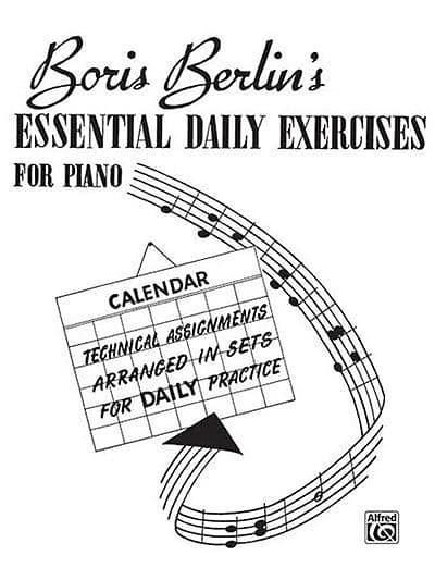 Boris Berlin's - Essential Daily Exercises, Piano Method | Reverb