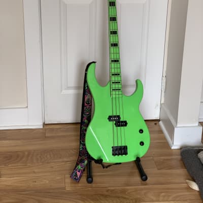 Dean Custom Zone Bass 4 string Nuclear Green Excellent | Reverb