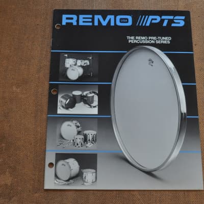 Remo Pre-Tuned Percussion Series PTS catalog booklet | Reverb