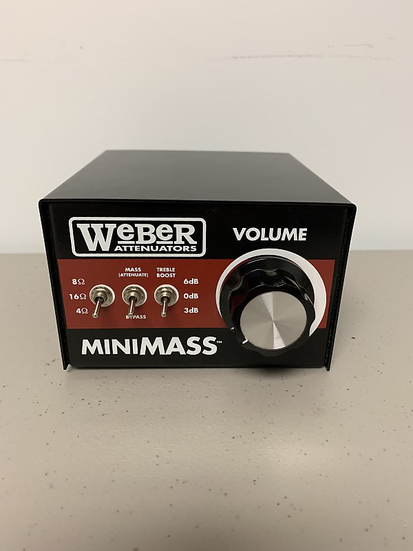Weber MiniMass 50w Amp Amplifier Attenuator Black *FREE | Reverb