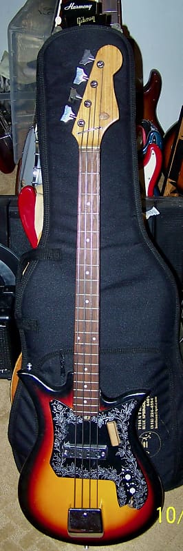 Teisco EB100 Short Scale Bass 1960's Sunburst | Reverb