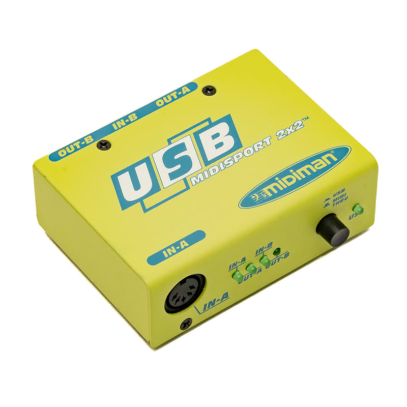 MIDIman - MIDISPORT 2x2 - USB MIDI Interface (USED) | Reverb