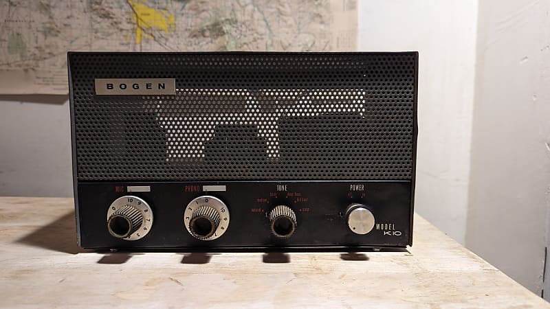 1950s/60s Bogen K10 Tube PA Amp Head Converted for Guitar | Reverb