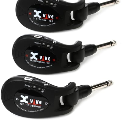 Xvive U2 Digital Wireless Guitar System - Black Bundle with | Reverb