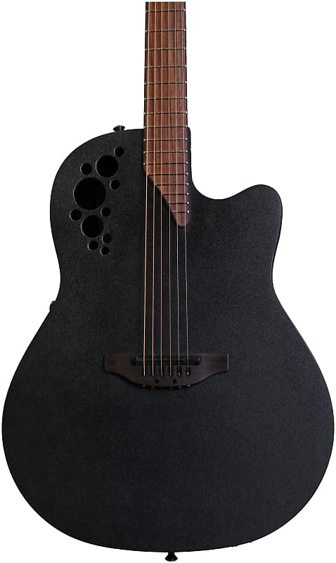 Ovation Mod TX Deep Contour Acoustic-Electric Guitar - Black | Reverb