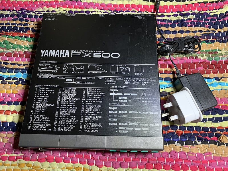 YAMAHA FX500 Half Rack Multi Effects Processor | Reverb UK