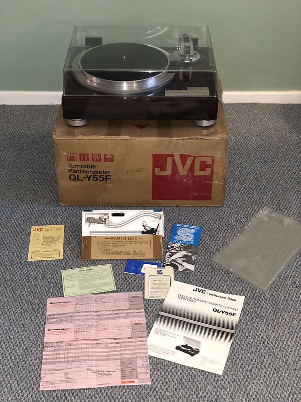 Vintage JVC QL-Y55F Quartz Lock Turntable ORIG OWNER ~ORIG | Reverb