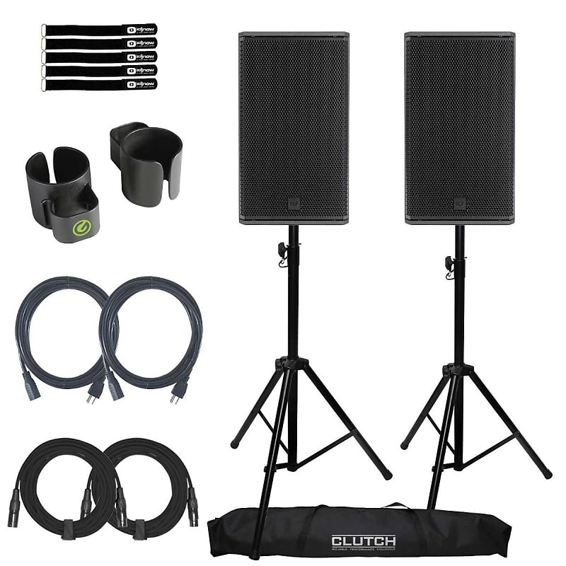 RCF NX-912A Active 12" 2-Way Powered Active PA DJ Speakers | Reverb