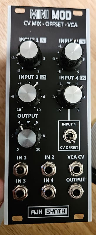 AJH Synth CV Mix Offset VCA - Black | Reverb