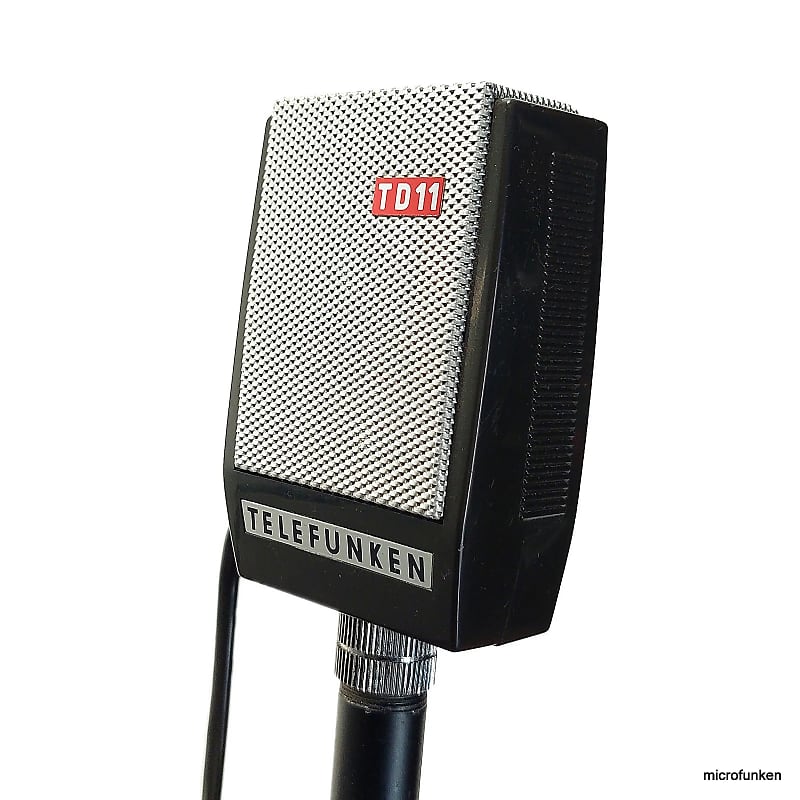 Telefunken TD11 60's Vintage Dynamic Microphone. XLR | Reverb UK