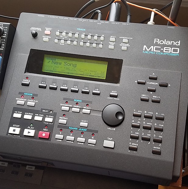 Roland MC-80, hardware MIDI sequencer with arpeggiator, step | Reverb