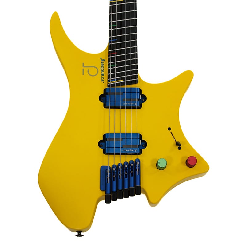 Used Strandberg BODEN JC 6 DJESSE Electric Guitar Yellow | Reverb