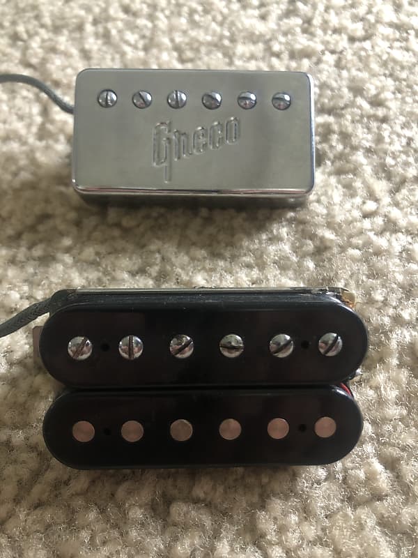 Greco U-1000 Pickups Maxon/Greco 1974 Chrome / Black | Reverb