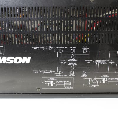 Samson Servo-550 Studio Amplifier with owners manual and | Reverb