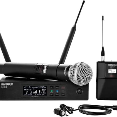 Shure QLXD124/85 Dual Channel Wireless Microphone System with | Reverb