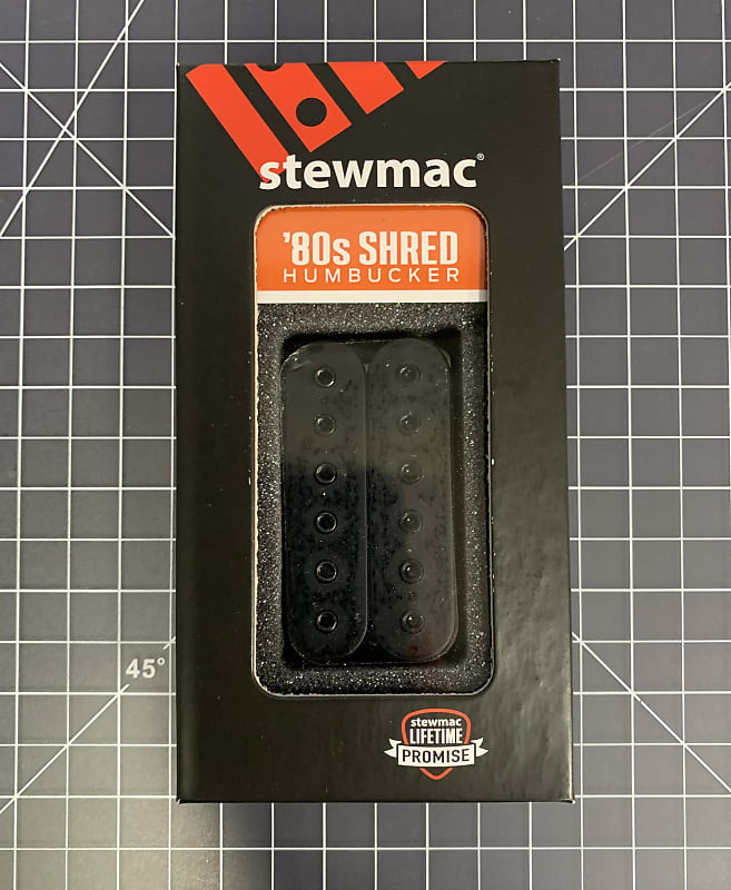 StewMac 80s Shred Humbucker Pickup 2023 - Black | Reverb