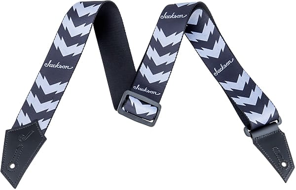 Genuine Jackson Logo Guitar Strap with Double V Pattern, | Reverb