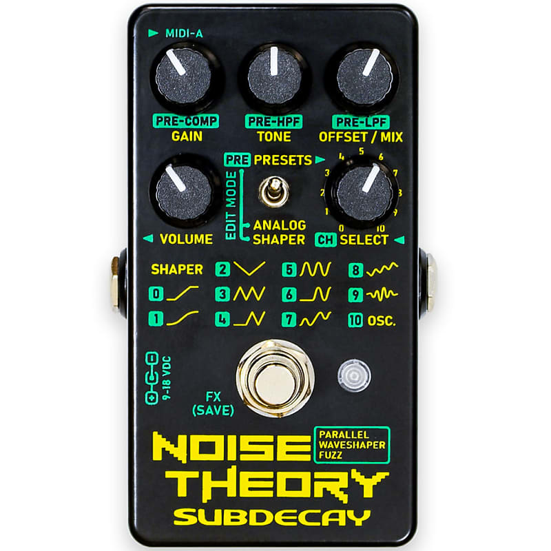 Subdecay Noise Theory fuzz with MIDI | Reverb