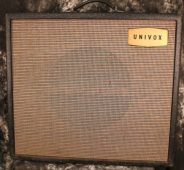 1964 Univox U-152 Tube 1x12 Electric Guitar Amplifier Combo | Reverb