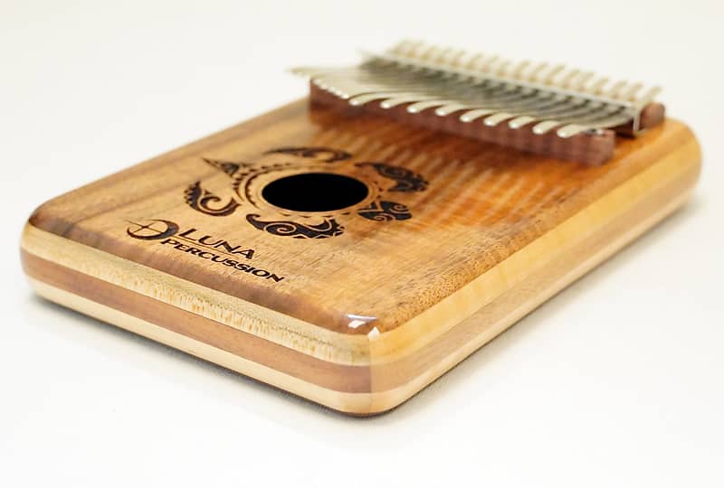 Luna Kalimba 17 Keys, Key of C, Koa/Flame Maple | Reverb