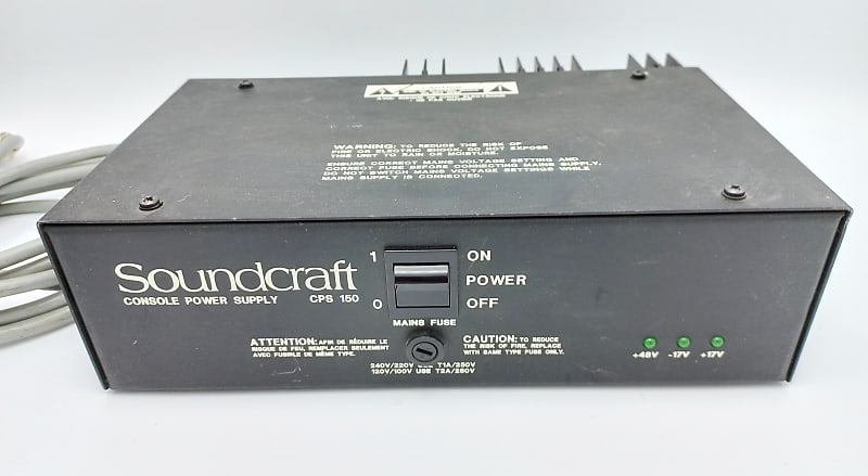 Soundcraft CPS150 90's - Power supply unit for Delta | Reverb Canada