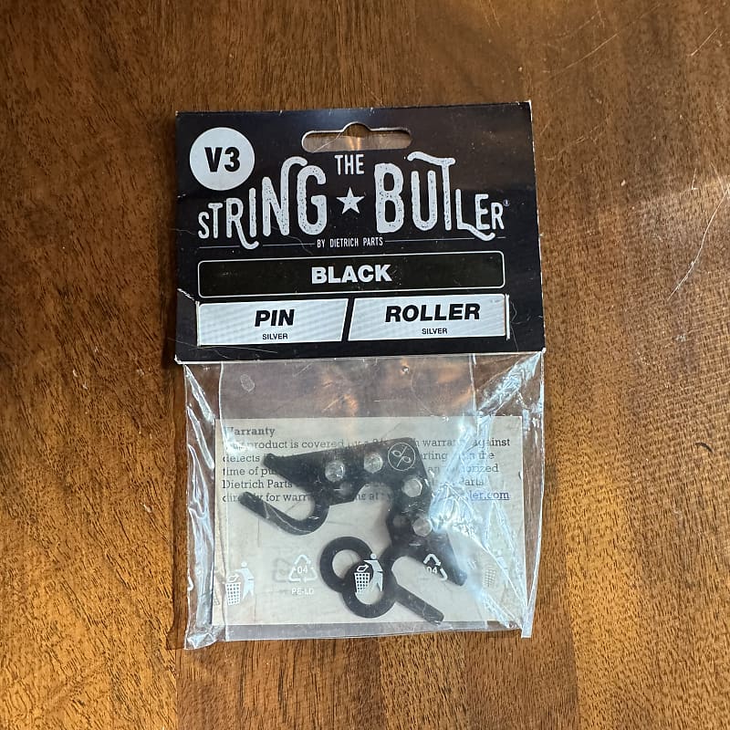 The String Butler V3 Standard 2024 - Black & Silver | Reverb