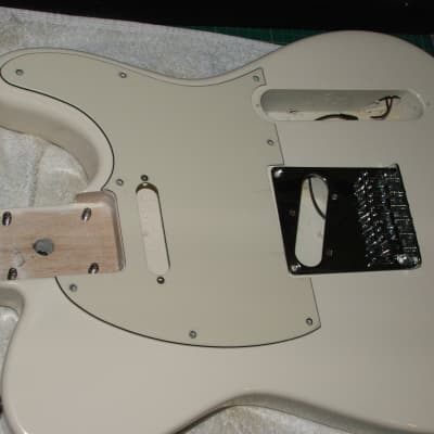 White Tele Body...includes pickguard and | Reverb