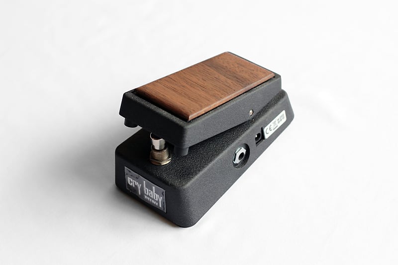 Walnut Pedal Topper; for Dunlop Cry Baby Mini Wah Pedal | Reverb