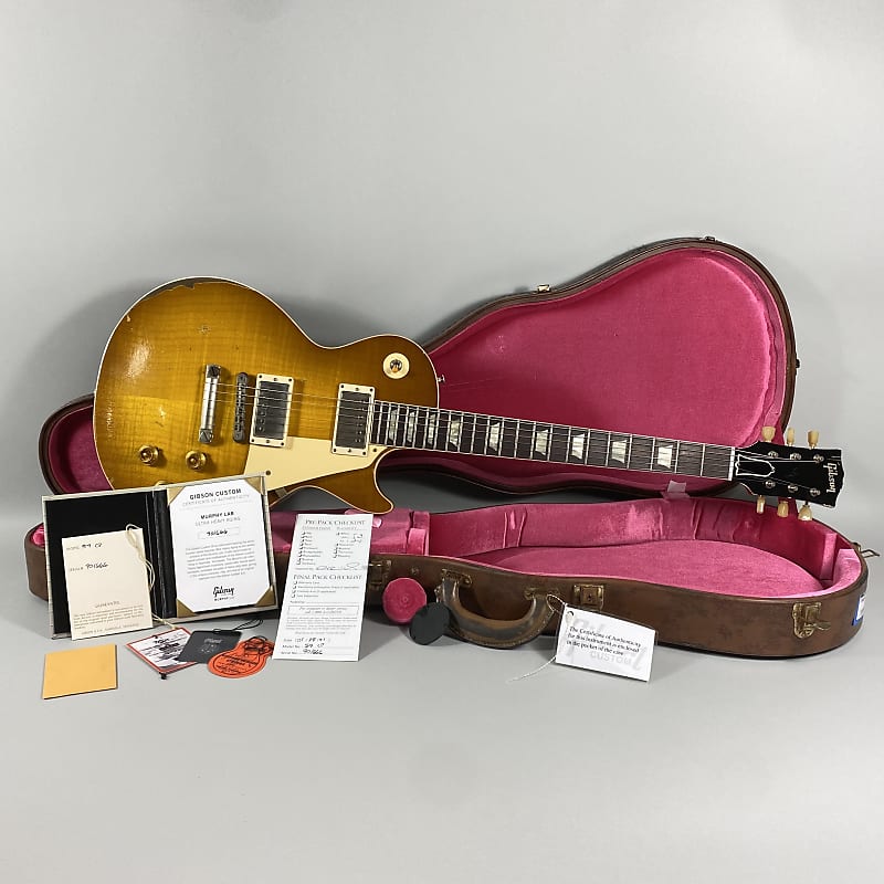 2021 Gibson Custom Shop Les Paul Murphy Labs Ultra Heavy Aged | Reverb