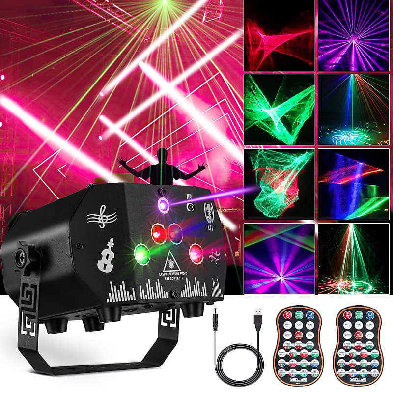 Party Lights Dj Disco Light, Sound Activated Strobe Lights | Reverb