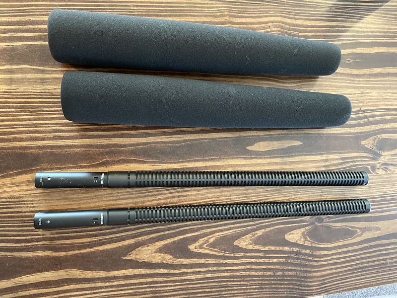 Shure VP89 Long Shotgun Microphones (there are 2). 2020 Black | Reverb
