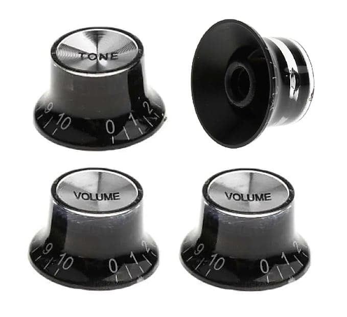 2 Volume 2 Tone Guitar Control Knobs fit Gibson LP SG Fender | Reverb