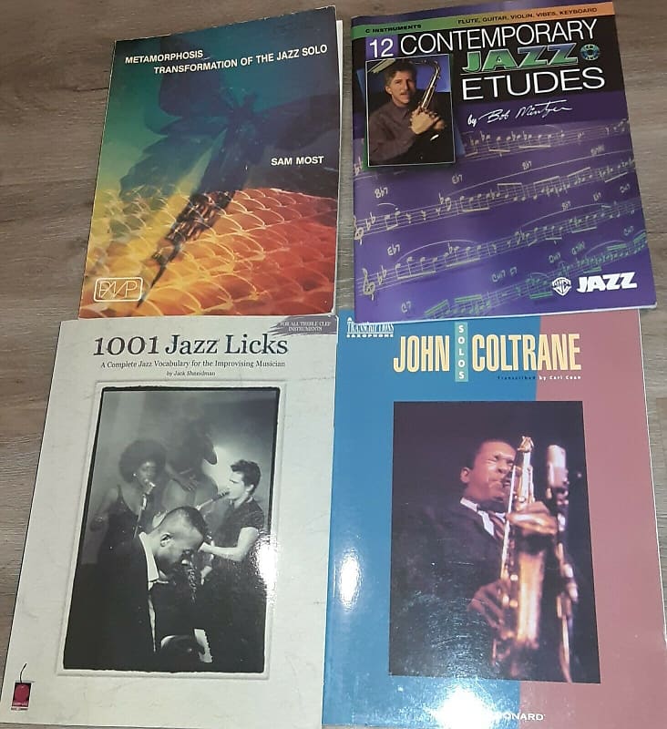 JAZZ JOHN COLTRANE IMPROVISATION BOOKS INSTRUCTIONAL METHOD | Reverb